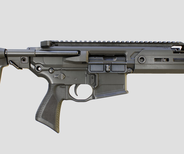 ArtStation - Sig Sauer MCX Rattler PDW Rifle | Game Assets
