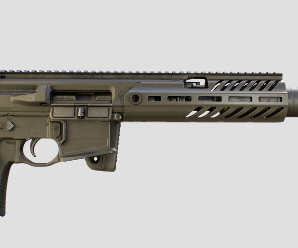ArtStation - Sig Sauer MCX Rattler PDW Rifle | Game Assets