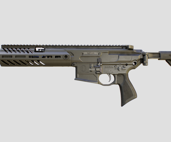 ArtStation - Sig Sauer MCX Rattler PDW Rifle | Game Assets