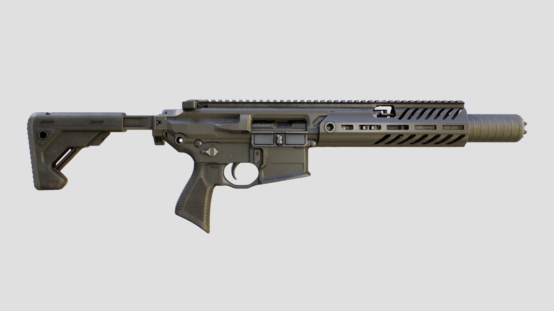 ArtStation - Sig Sauer MCX Rattler PDW Rifle | Game Assets