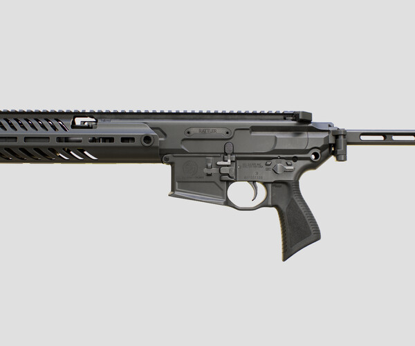 ArtStation - Sig Sauer MCX Rattler PDW Rifle | Game Assets