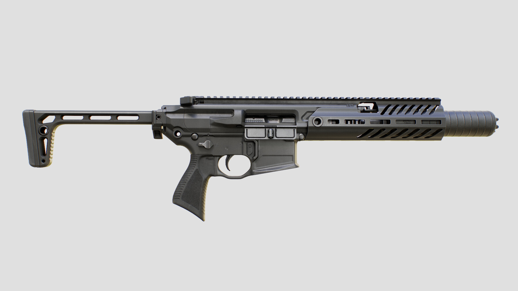 ArtStation - Sig Sauer MCX Rattler PDW Rifle | Game Assets