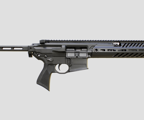 ArtStation - Sig Sauer MCX Rattler PDW Rifle | Game Assets