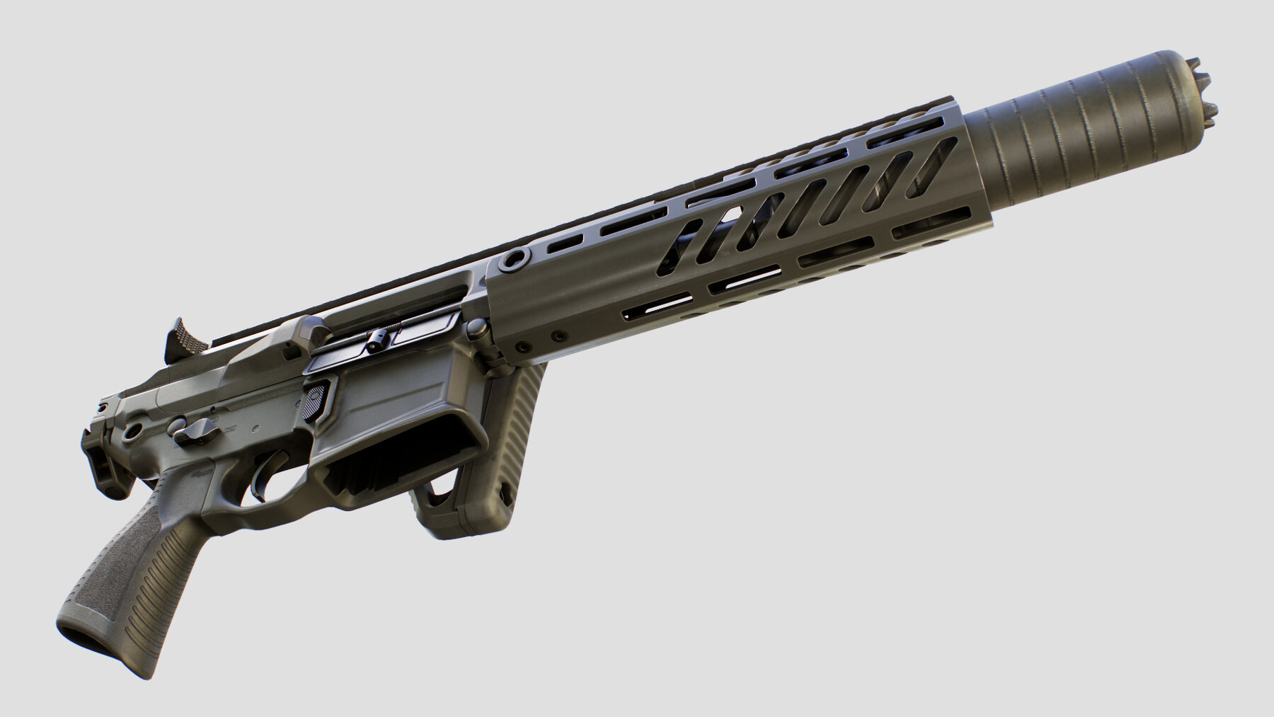 ArtStation - Sig Sauer MCX Rattler PDW Rifle | Game Assets