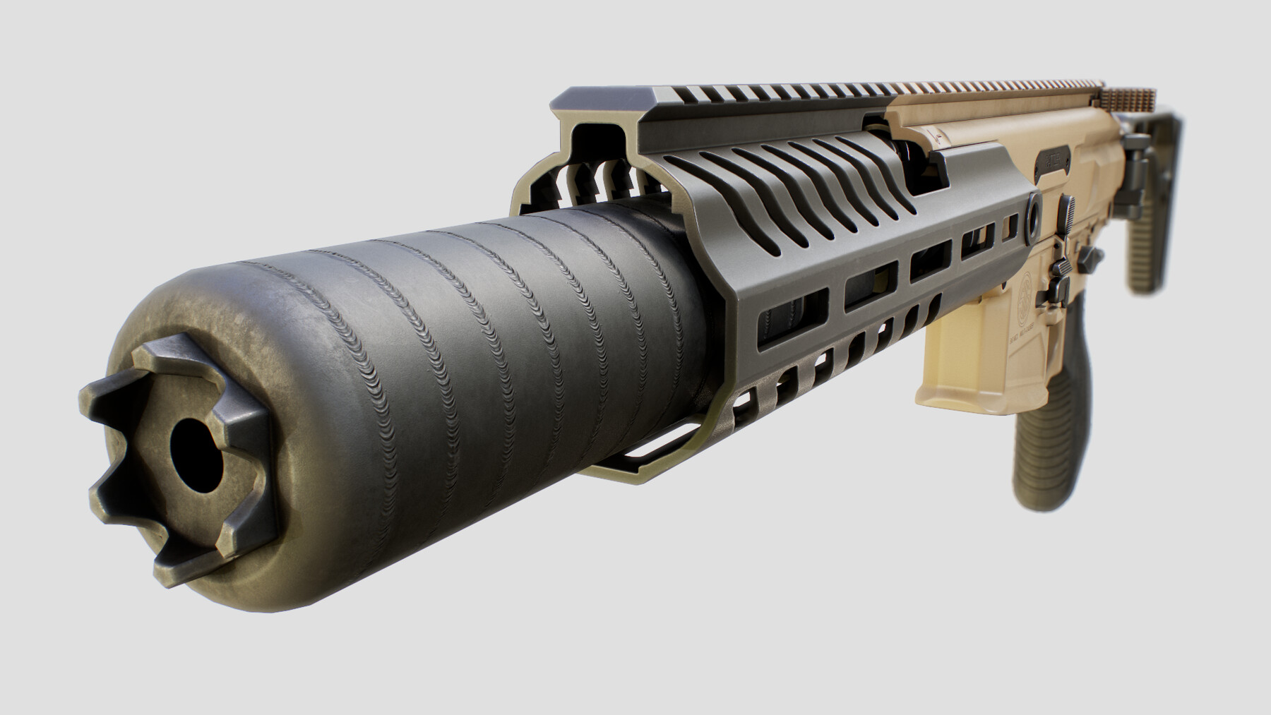 ArtStation - Sig Sauer MCX Rattler PDW Rifle | Game Assets