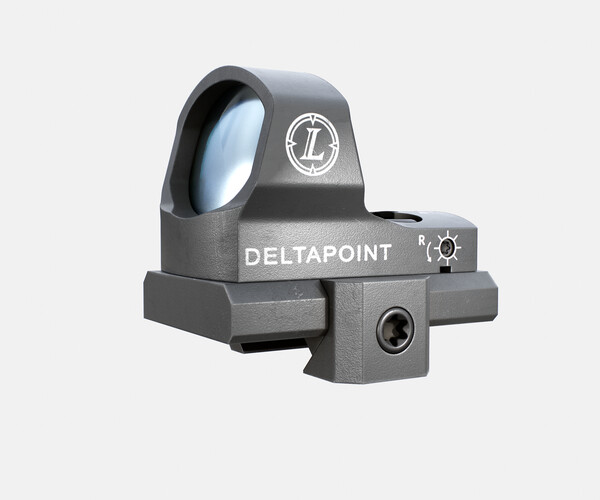 ArtStation - Leupold DeltaPoint Micro Red Dot Sight | Game Assets