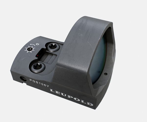 ArtStation - Leupold DeltaPoint Micro Red Dot Sight | Game Assets