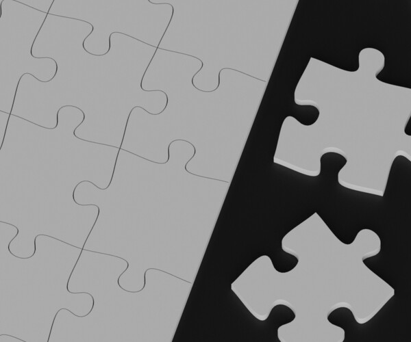 ArtStation - Jigsaw Puzzle Collection 3D Model | Resources