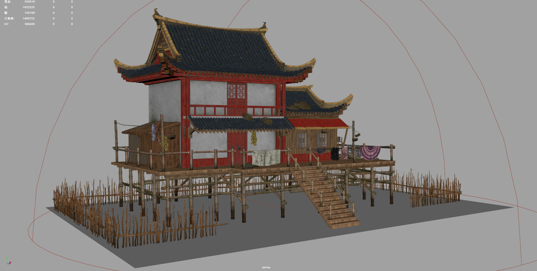 ArtStation - Chinese style ancient architecture K | Resources