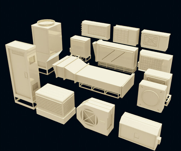 ArtStation - AC Units Base Models #1 | Resources