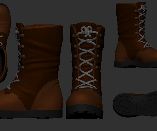ArtStation - Boot Stylized high poly | Resources