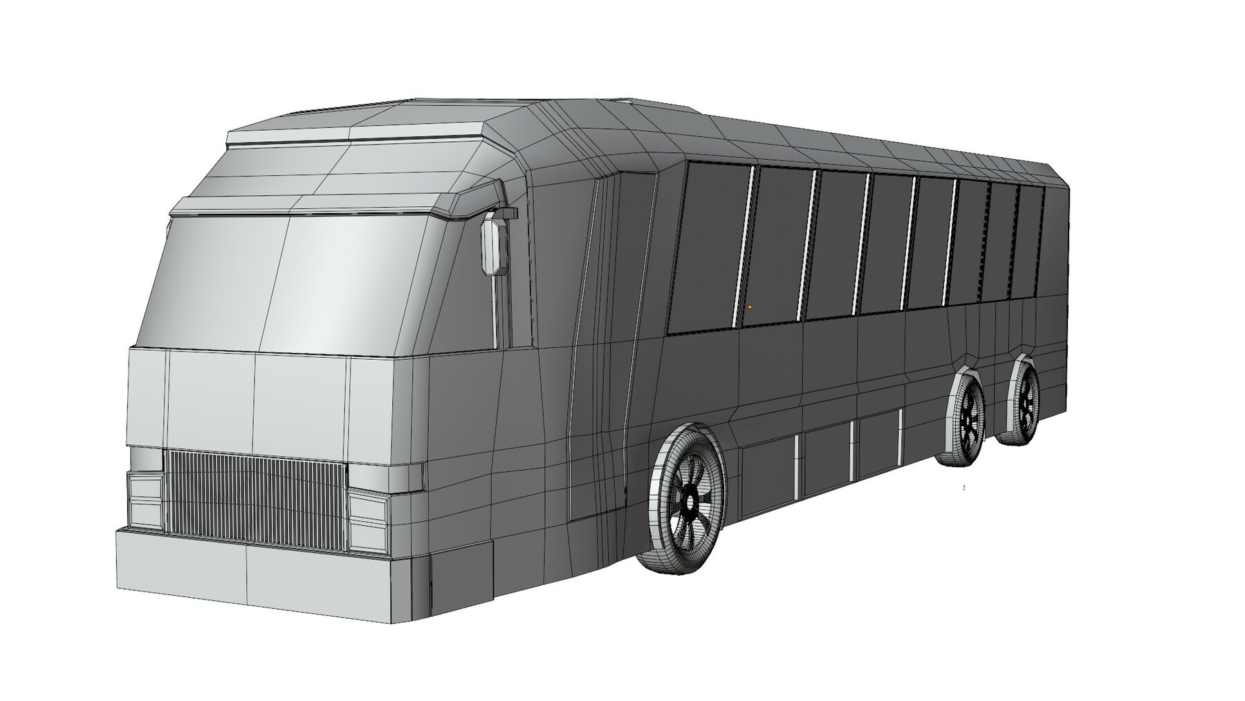 ArtStation - Bus 3D low-Poly Model | Resources