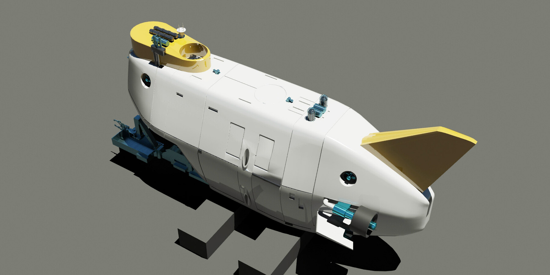 ArtStation - Shinkai sub 3d model | Resources