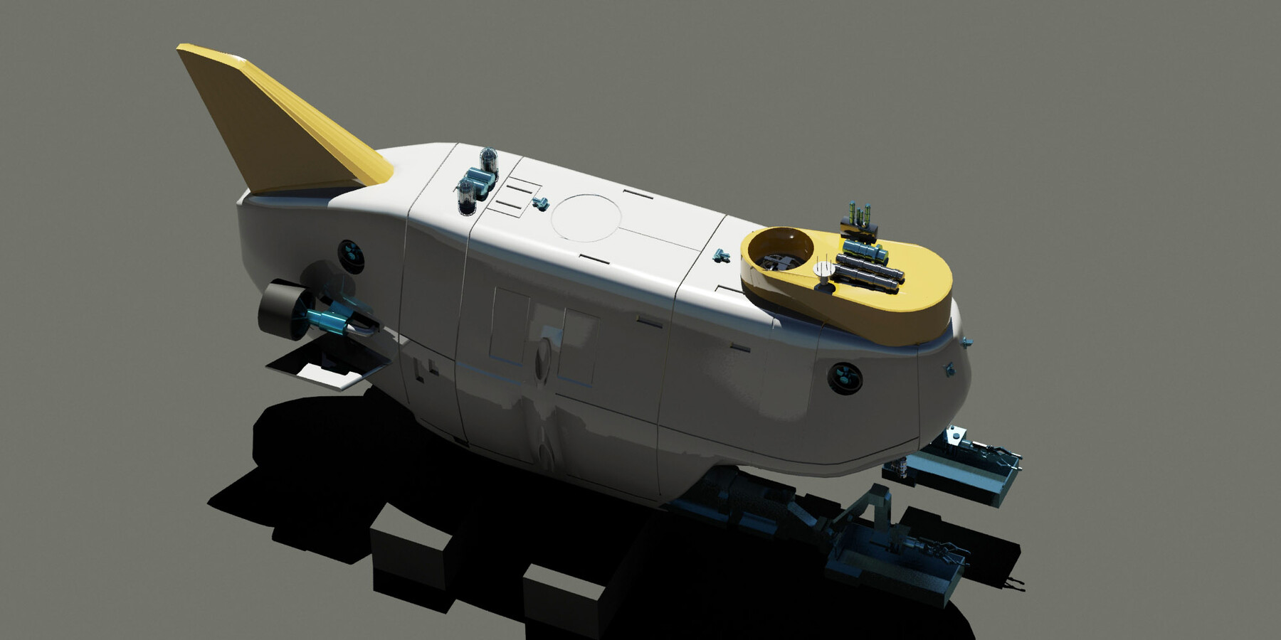 ArtStation - Shinkai sub 3d model | Resources