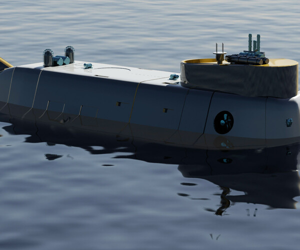 ArtStation - Shinkai sub 3d model | Resources