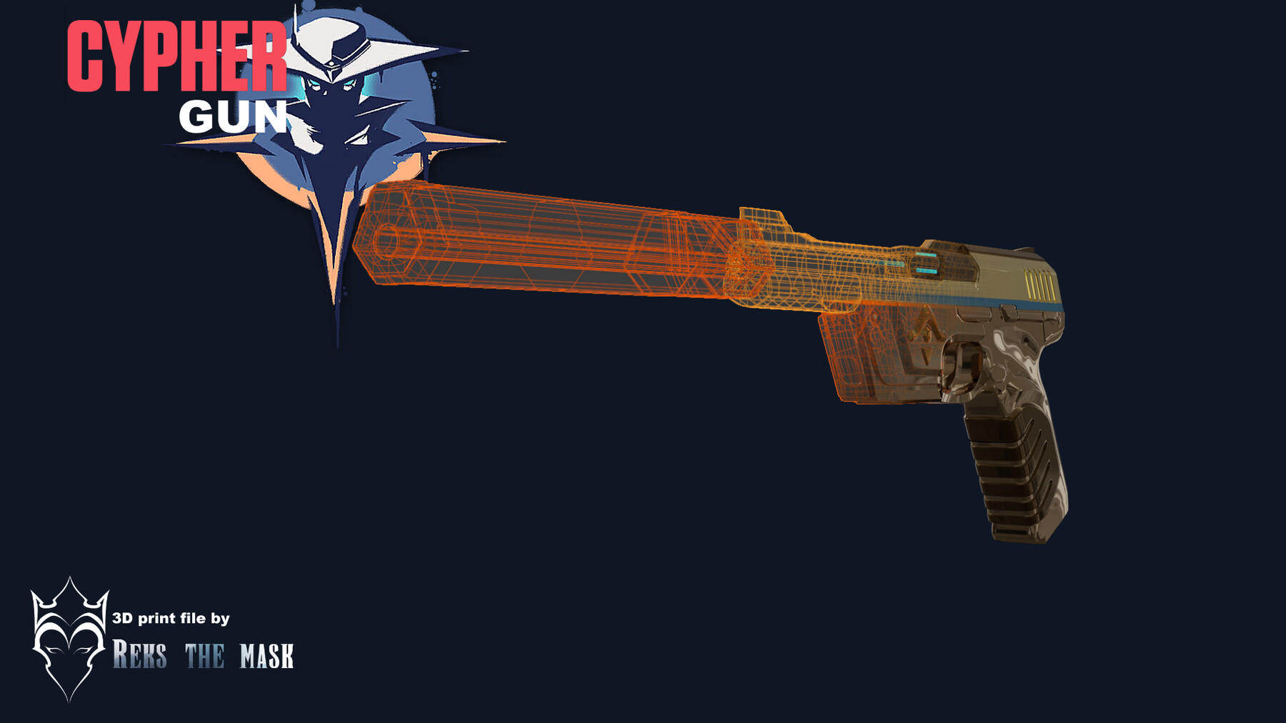 ArtStation - Valorant Chyper Gun 3D print file | Resources