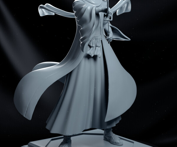 ArtStation - Kuchiki Byakuya 3D Printing | Resources