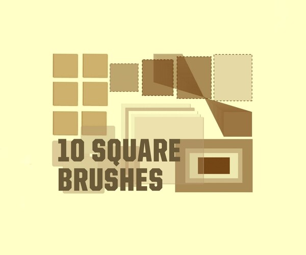 ArtStation - Square Brushes | Brushes