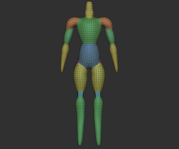 ArtStation - stylized base mesh for Zbrush and exported OBJ for other ...