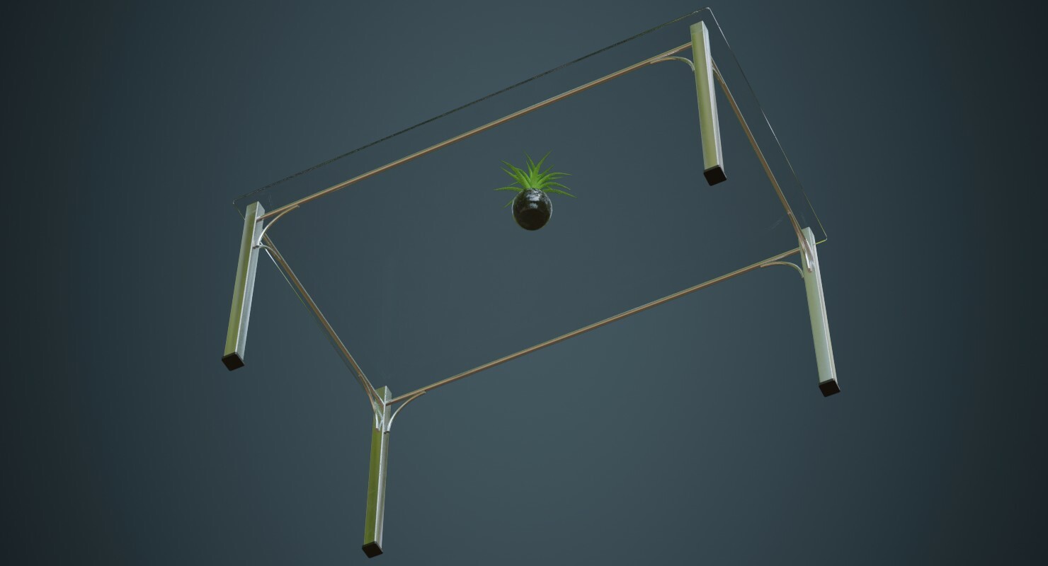 ArtStation - Glass Table 1A | Game Assets