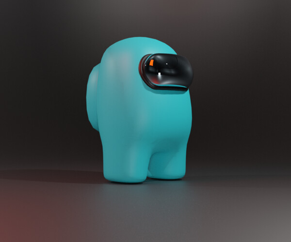 ArtStation - Blue among us character | Game Assets