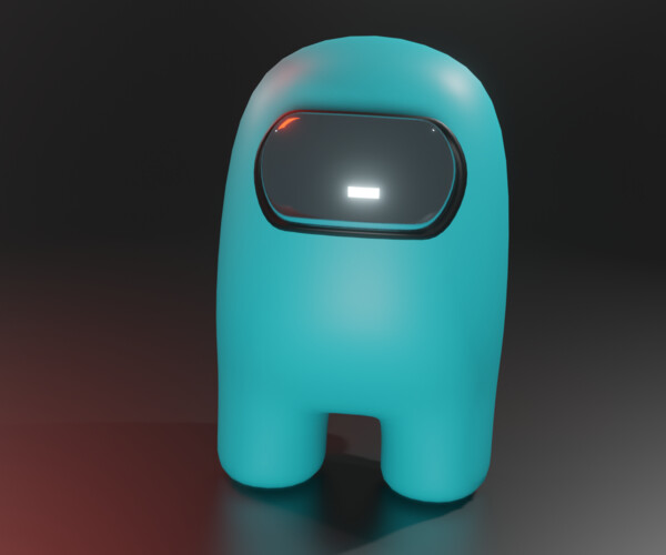 ArtStation - Blue among us character | Game Assets