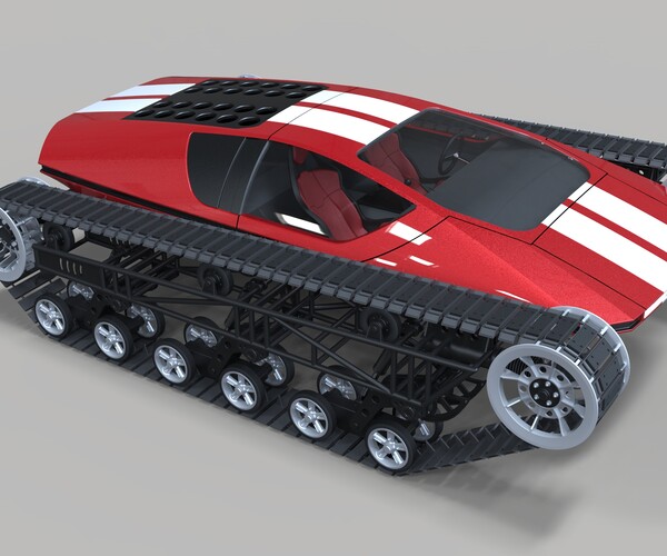 ArtStation - Concept tracked sport car | Resources