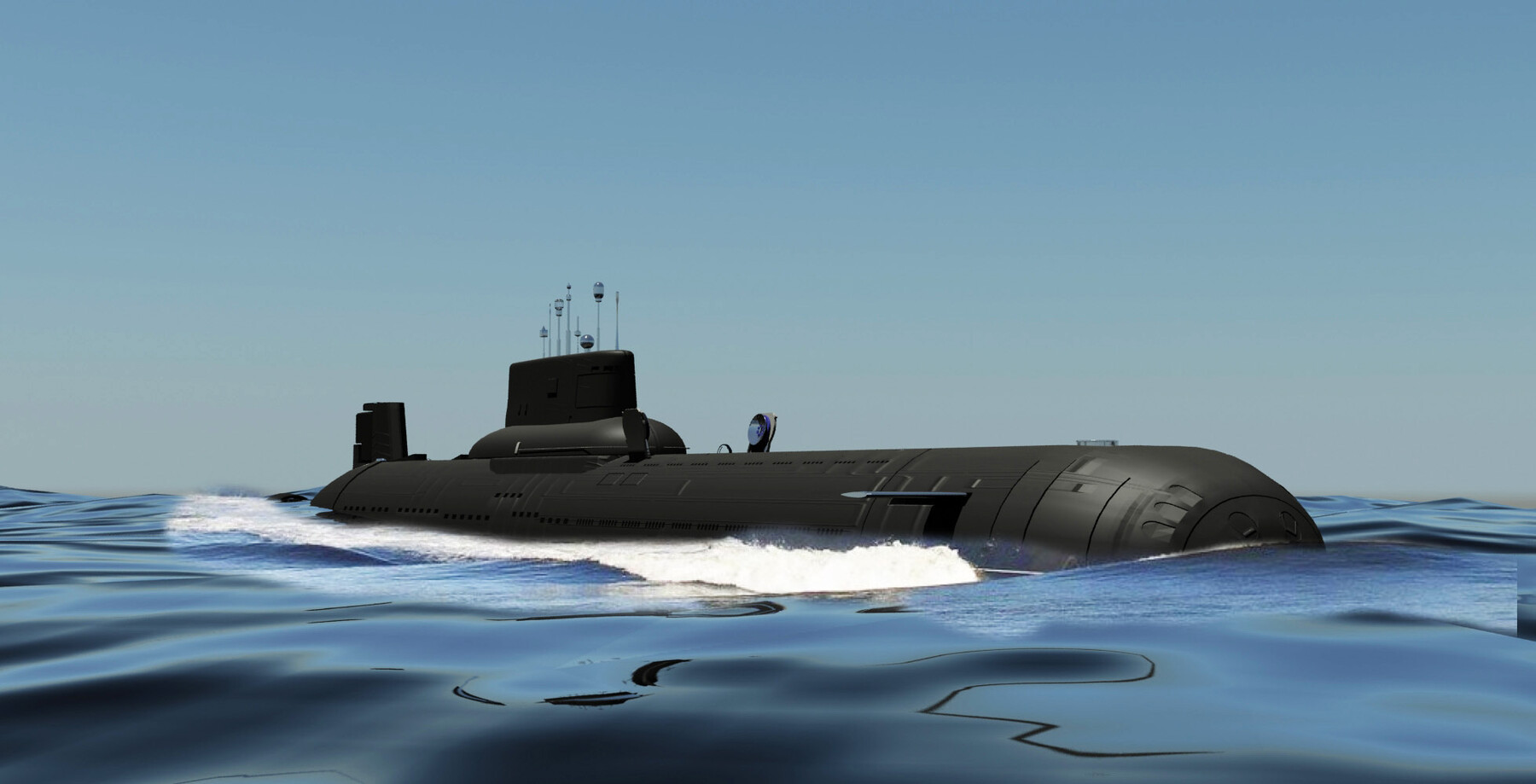 ArtStation - 3D model of the Akula Typhoon sub | Resources