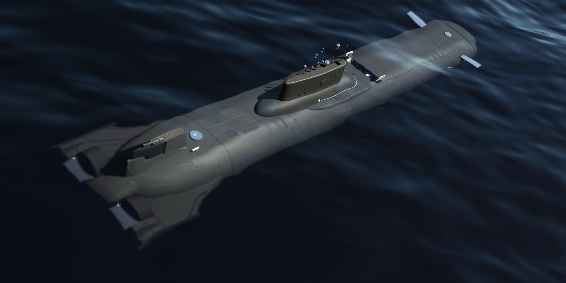 ArtStation - 3D model of the Akula Typhoon sub | Resources
