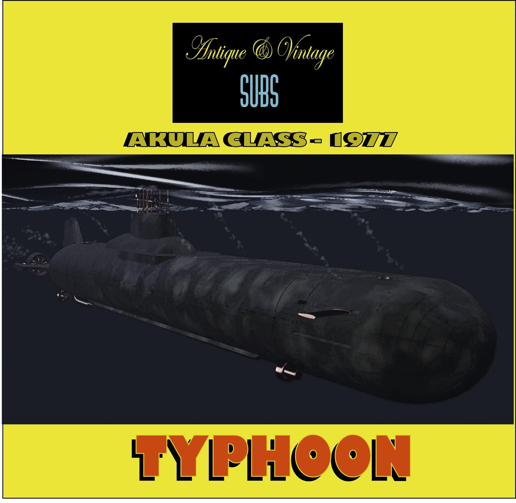 ArtStation - 3D model of the Akula Typhoon sub | Resources