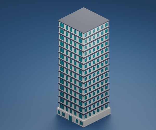 ArtStation - 24 low-poly buildings | Game Assets