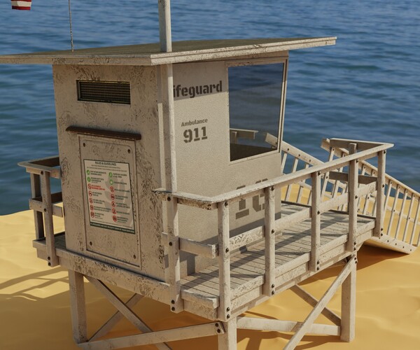 ArtStation - Baywatch house | Game Assets