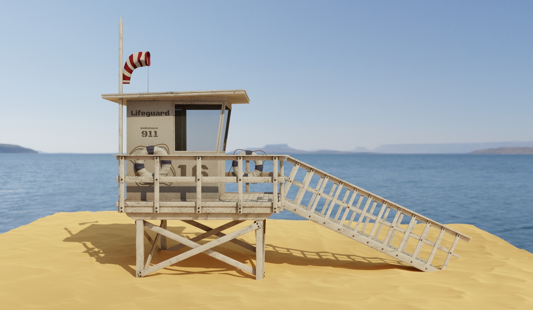 ArtStation - Baywatch house | Game Assets