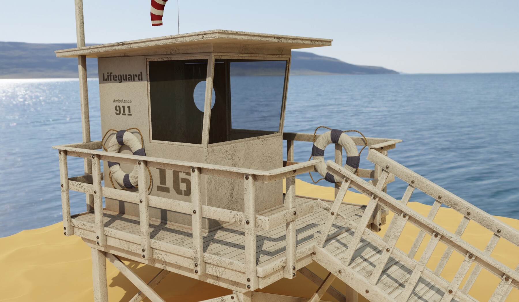 ArtStation - Baywatch house | Game Assets