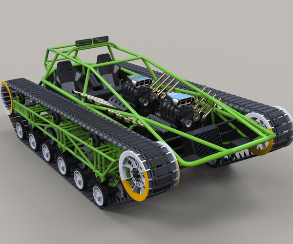 ArtStation - Concept tracked vehicle | Resources