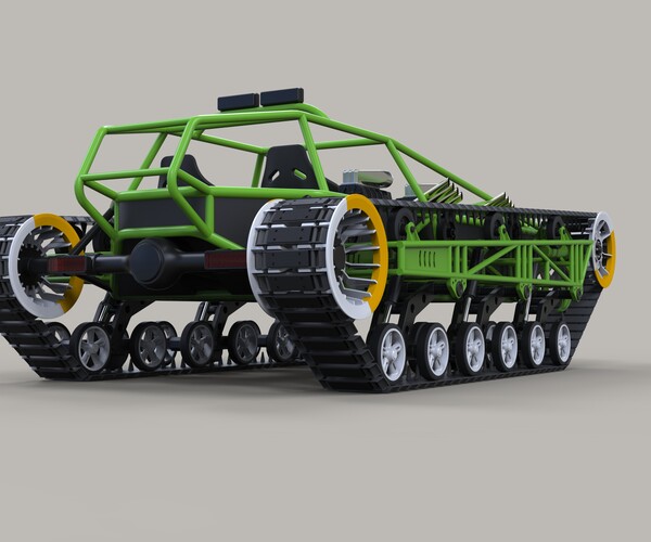 ArtStation - Concept tracked vehicle | Resources