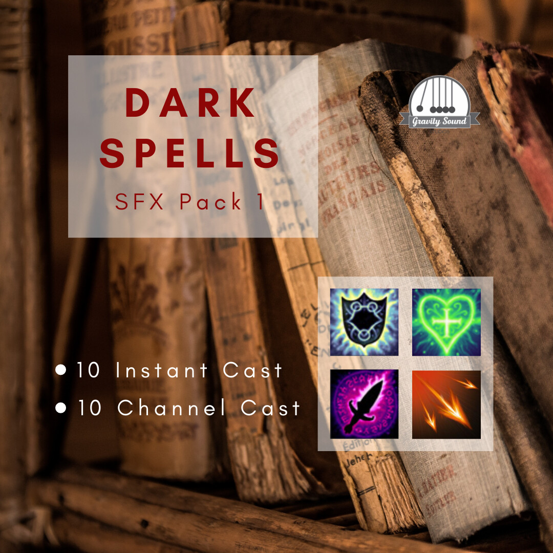 ArtStation - Dark Spells SFX Pack 1 | Game Assets