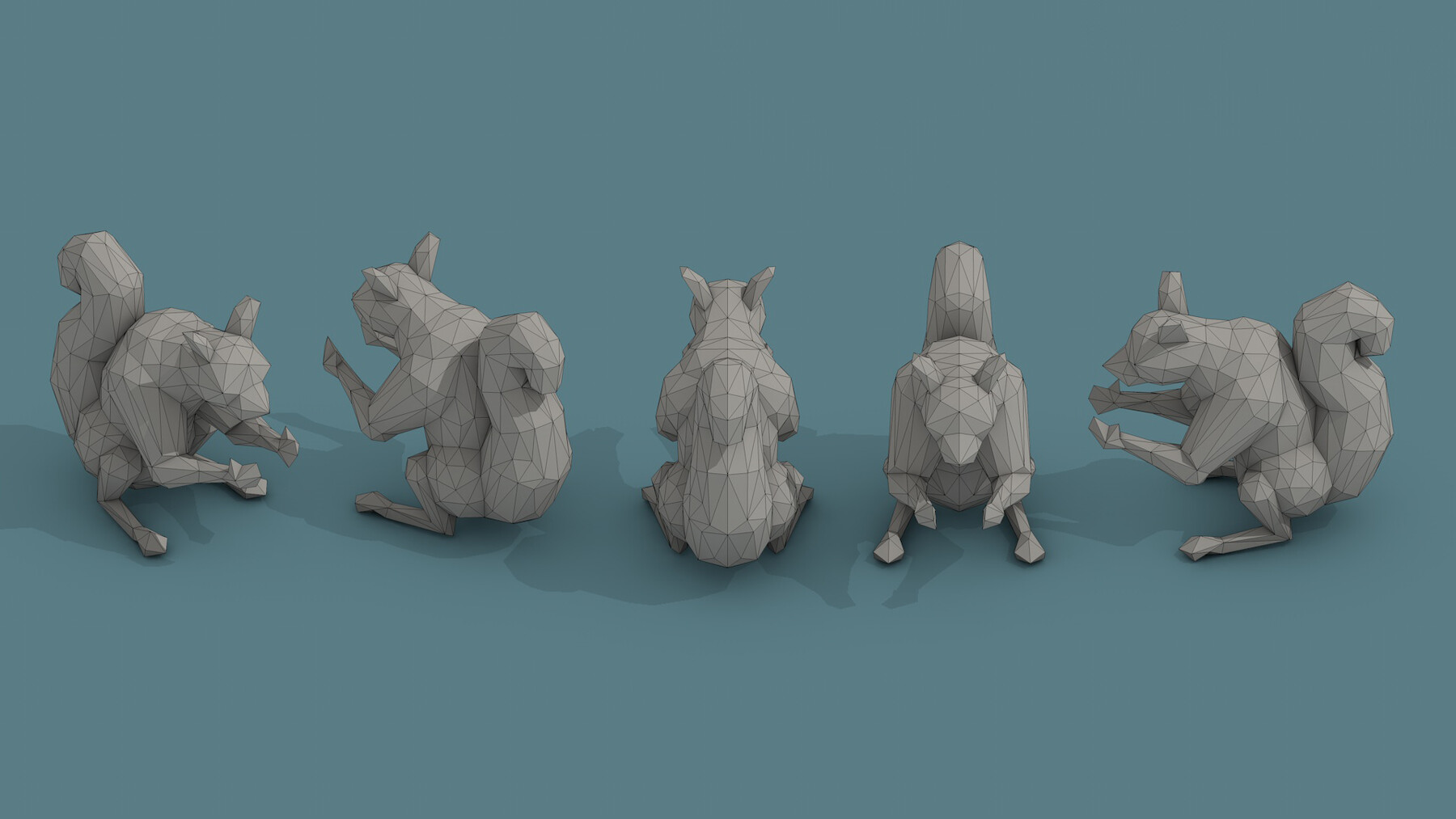 ArtStation - Low Poly Animal Isometric Icon Pack 02 | Game Assets