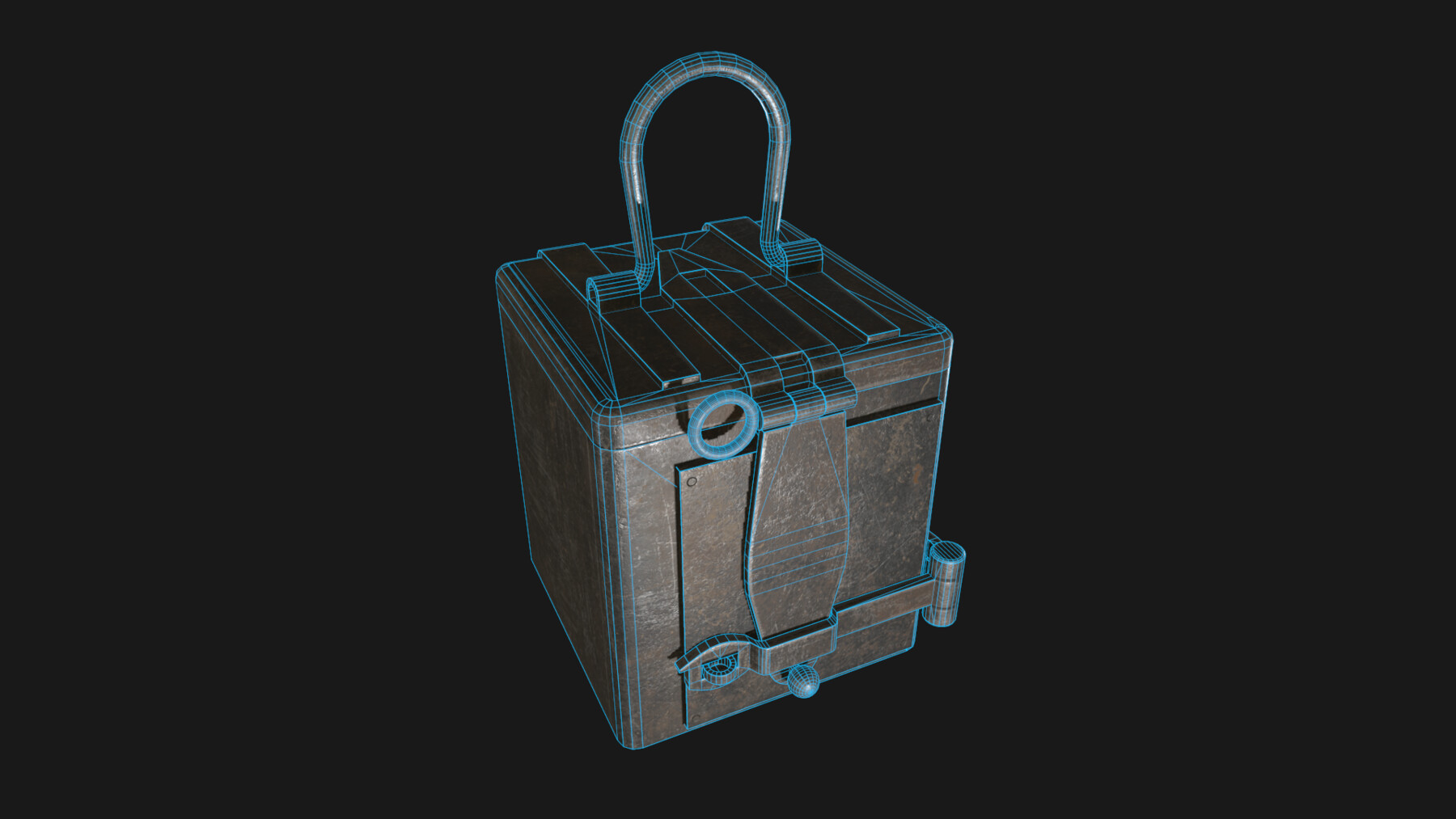 ArtStation - Metal alms box | Game Assets