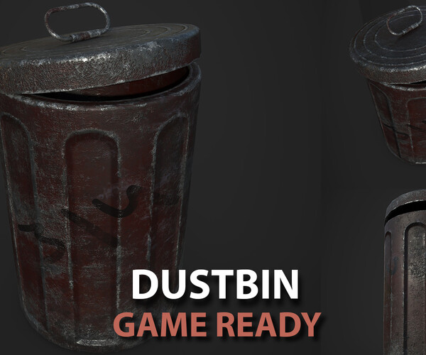 ArtStation - Trash Can | Game Assets
