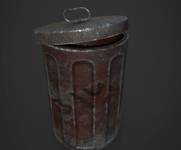 ArtStation - Trash Can | Game Assets