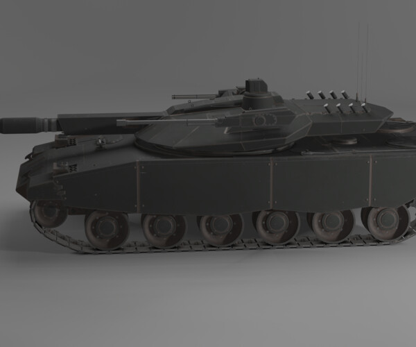 ArtStation - Modern MBT T-118 Jaguar | Game Assets