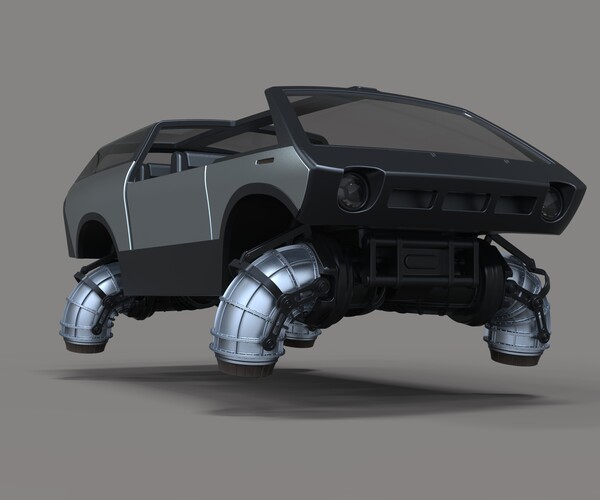 ArtStation - Flying jet car concept | Resources