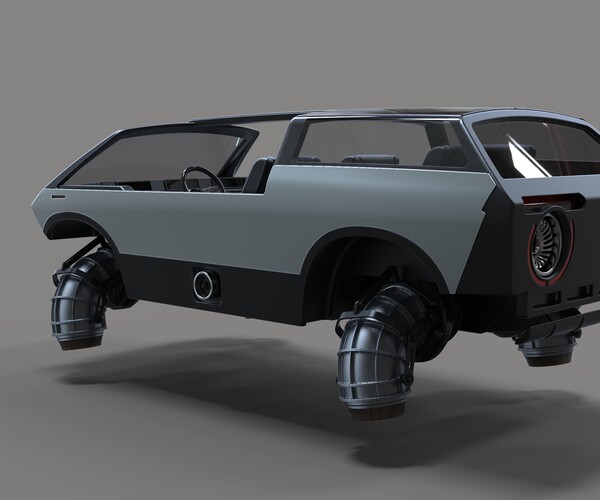 ArtStation - Flying jet car concept | Resources