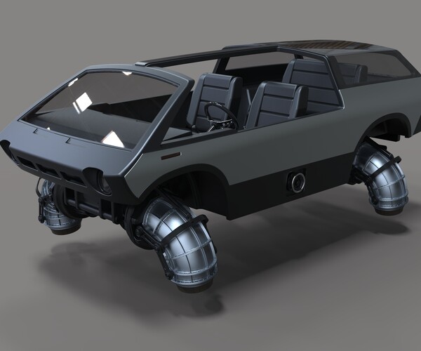 ArtStation - Flying jet car concept | Resources