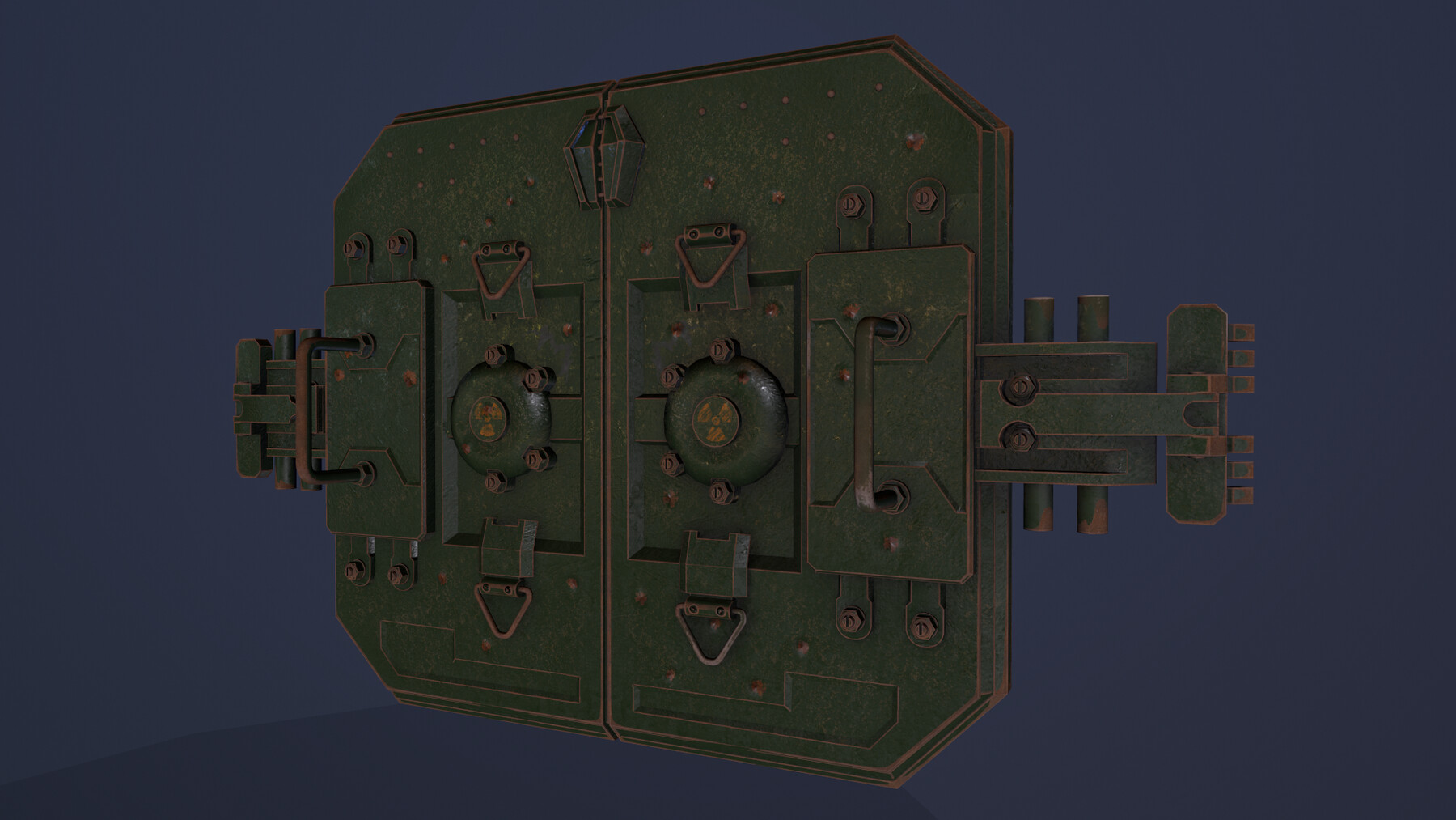 ArtStation - Armored gate Low-poly | Resources