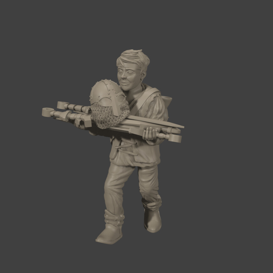 ArtStation - Blacksmith apprentice with a bunch of swords | Resources