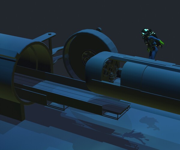 ArtStation - Virginia class 3d model | Resources