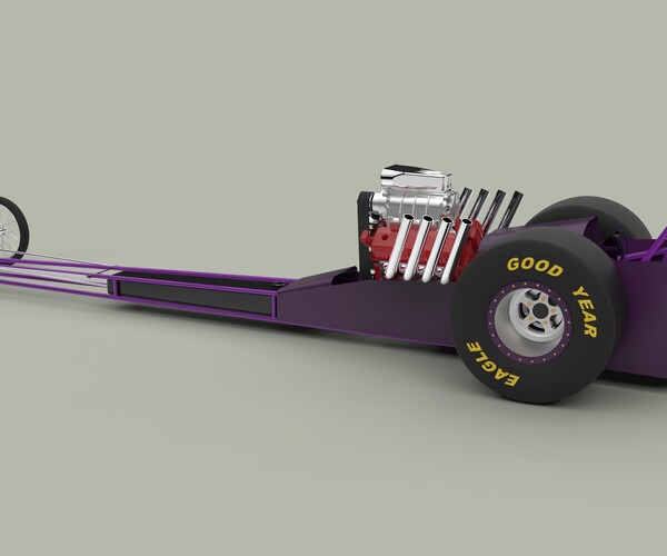 ArtStation - Front engine dragster | Resources