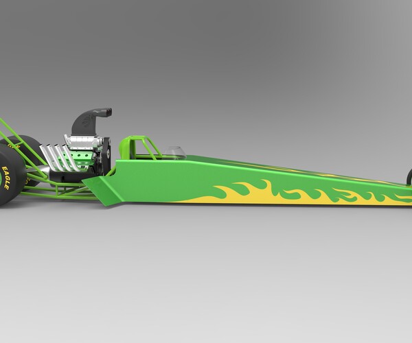 ArtStation - Top fuel dragster | Resources
